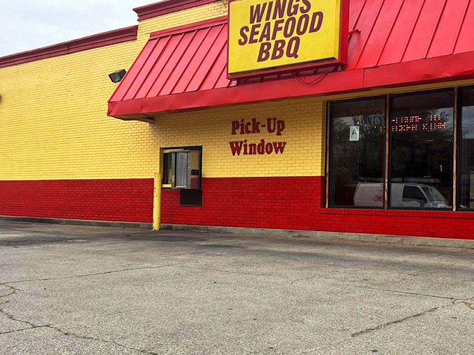 This isn't just a restaurant&mdash;it's a colorful landmark. Chicken King's bold exterior matches the bold flavors waiting inside.