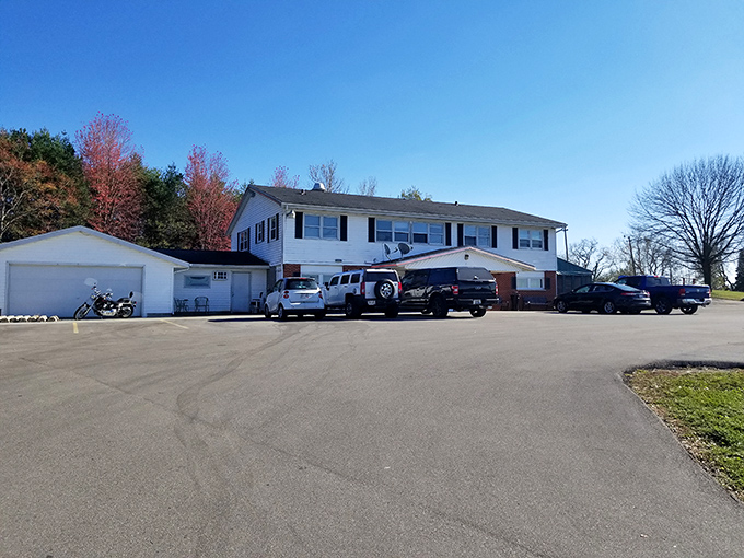 Those parked cars tell the real story: locals know something special is happening in this unassuming Sun Prairie spot.