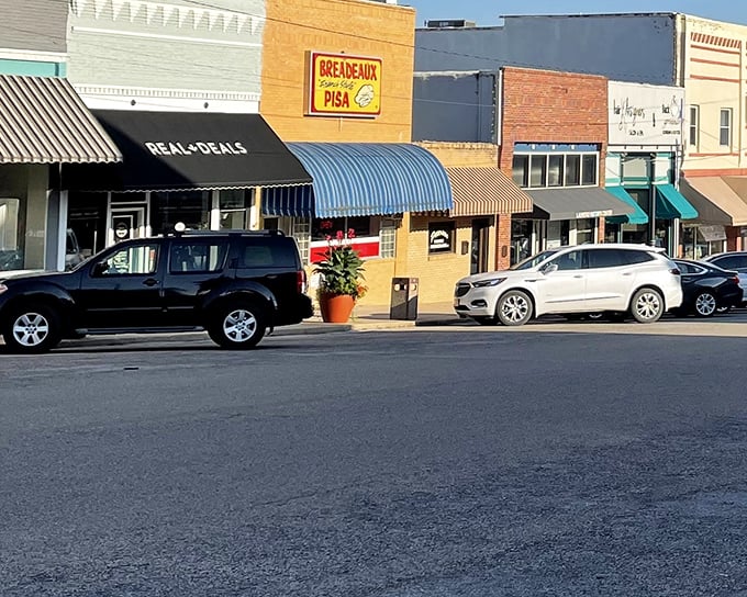 Main Street storefronts stand ready to welcome neighbors, proving charm doesn't require a fancy zip code.