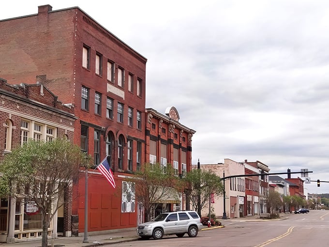 Where three rivers meet, Coshocton's main street whispers tales of simpler times and unhurried conversations.