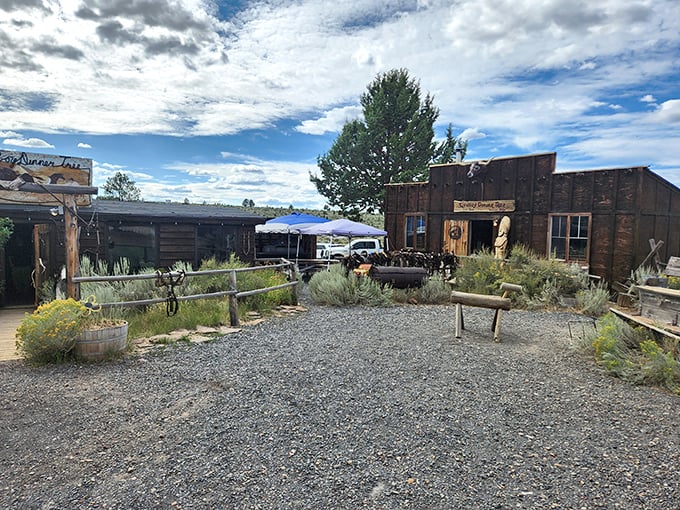 Old West charm meets serious carnivore territory at this legendary outpost where reservations are as essential as your appetite.