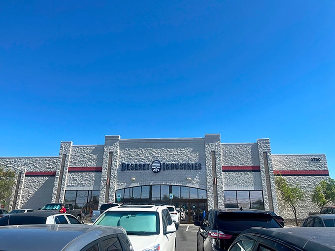 Cars line up outside this thrift mecca, where savvy shoppers know the early bird catches the vintage vinyl and mid-century modern gems.