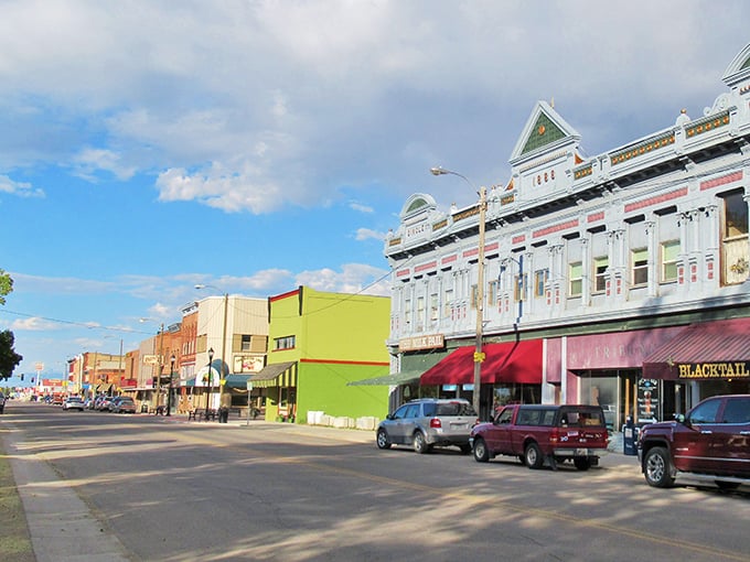 Colorful storefronts line Dillon's main drag, where your dollar stretches further than your morning shadow on these wide Montana sidewalks.