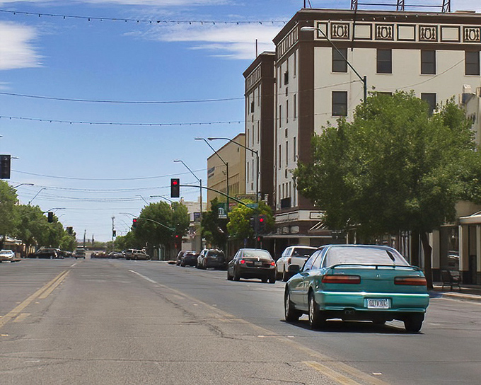 The stately Gadsden Hotel stands as Douglas's crown jewel, a reminder that border towns once rivaled big cities in architectural ambition.