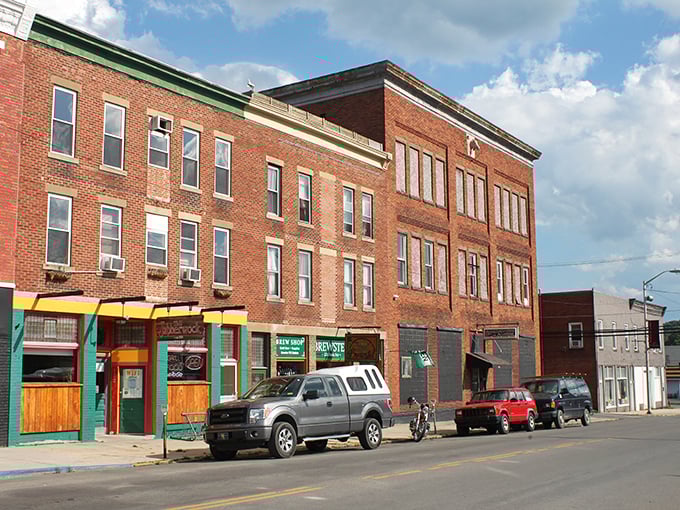 These brick beauties have watched decades pass by, standing proud like mountain sentinels in downtown Elkins.
