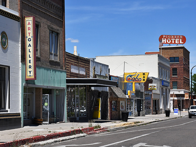 Historic storefronts line the streets where the Old West still whispers through the mountain air.