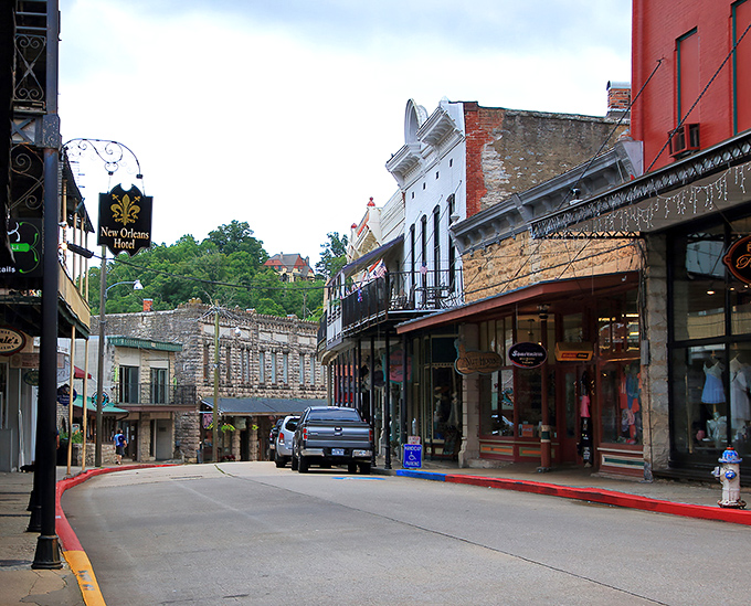 Streets twist through downtown like a mountain roller coaster, revealing shops and surprises around every delightful turn ahead.