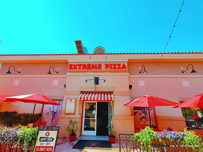 When your pizza slice is bigger than your plate, you know you're in the right place. 