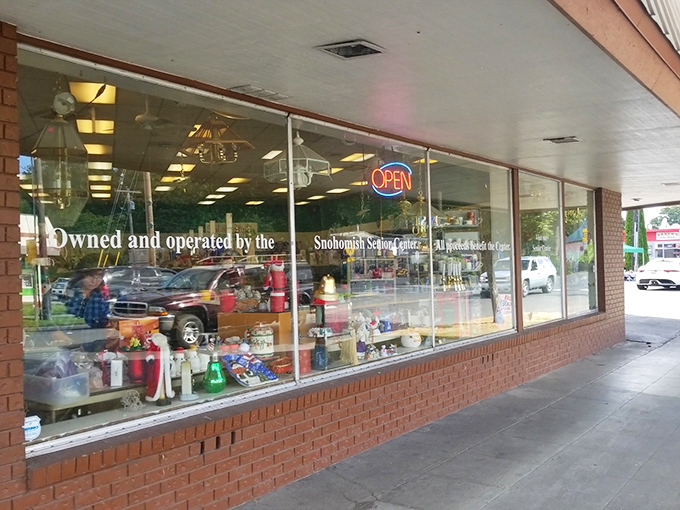 Window shopping takes on new meaning at this Snohomish thrift store, where every glance reveals potential bargains.