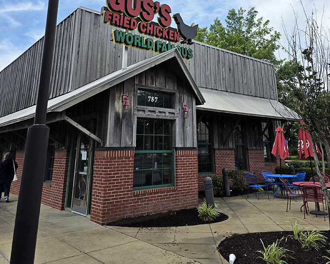 That iconic sign isn't just for show &ndash; Gus's truly delivers world-famous chicken that's worth every crispy, spicy bite.