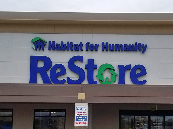 ReStore's welcoming storefront beckons bargain hunters and do-gooders alike. Shopping with purpose never looked so inviting!