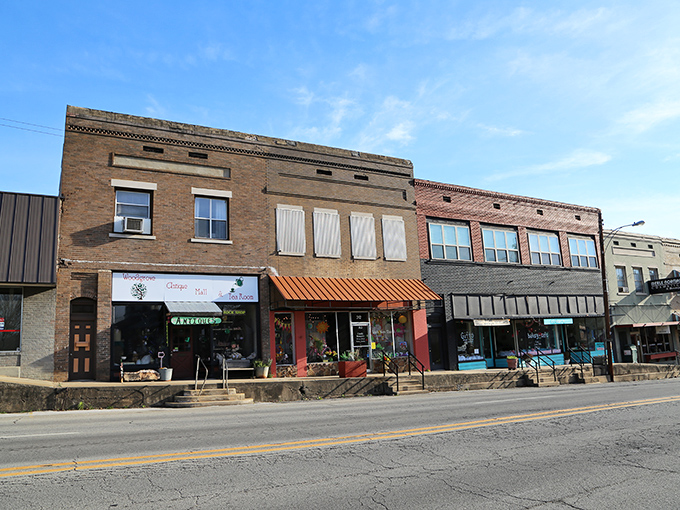 Tree-lined streets and historic buildings create the perfect backdrop for leisurely afternoon strolls and friendly conversations.