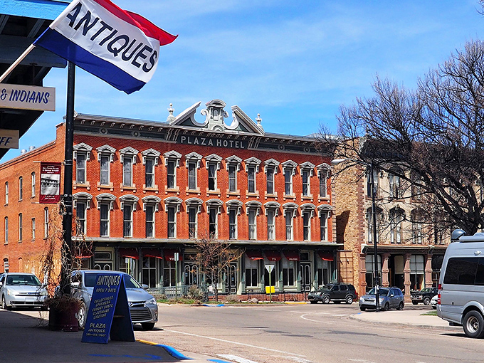 Classic brick buildings line quiet streets where your retirement dollars stretch like taffy at a county fair.