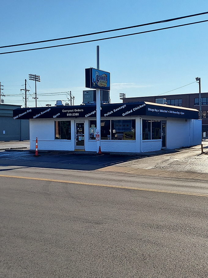 Sometimes the best Chicago dogs hide in plain sight on quiet Louisville streets like this gem.