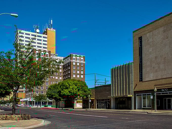 Downtown Lubbock's historic charm whispers stories of cotton kings and music legends on every corner.