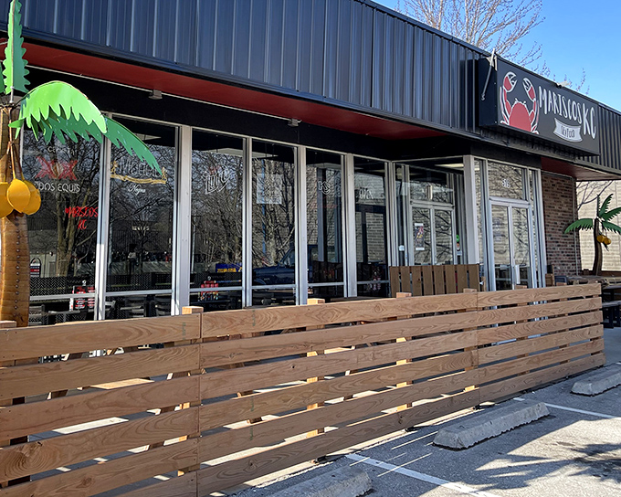 Palm trees and sunshine vibes at Mariscos KC &ndash; where Kansas gets a beachy makeover that'll have you checking for sand between your toes.