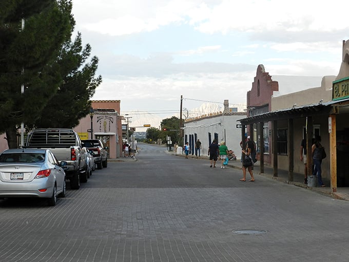 Main Street Mesilla moves at the perfect pace - somewhere between a Sunday stroll and siesta time.