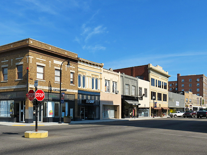 Historic storefronts line Miami's downtown like old friends gathering for their weekly chat session. 