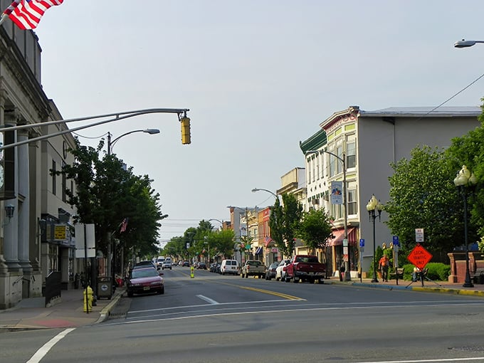 Small-town charm meets big-city dreams on these tree-lined streets that Norman Rockwell would've loved to paint.