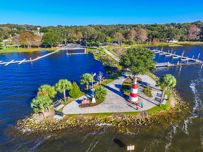 Where water meets whimsy! This picturesque peninsula offers the perfect spot for contemplation and sunset gazing.