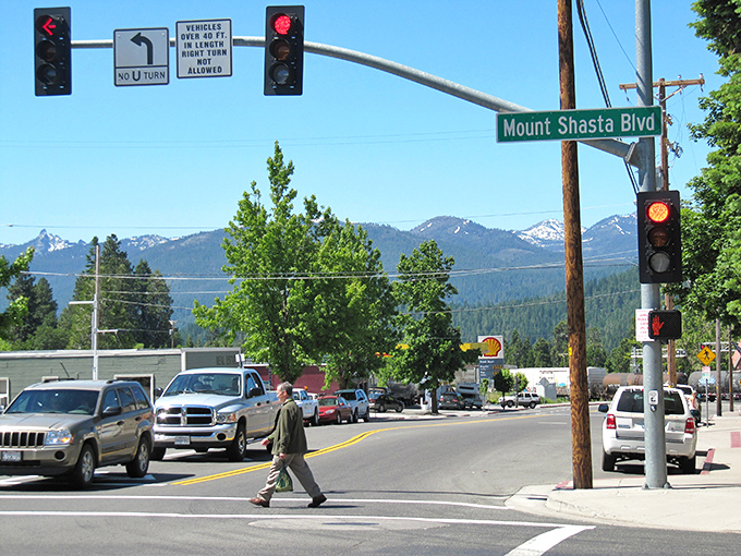 Downtown Mount Shasta proves small towns can have big personalities, especially with that mountain backdrop stealing every scene.