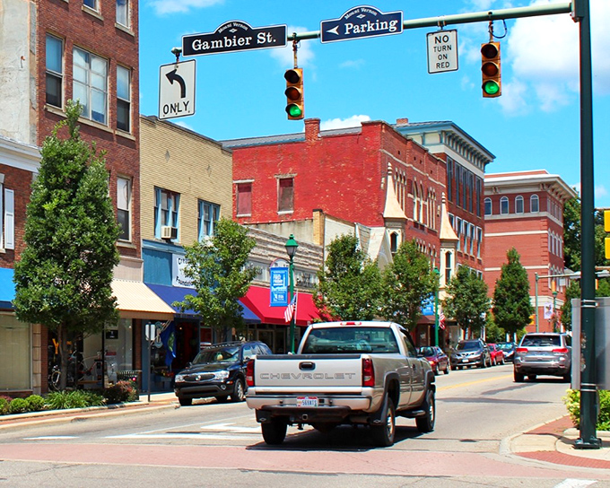 Gambier Street invites you to slow down and remember when downtown was the heart of American life, not just a nostalgic movie setting.