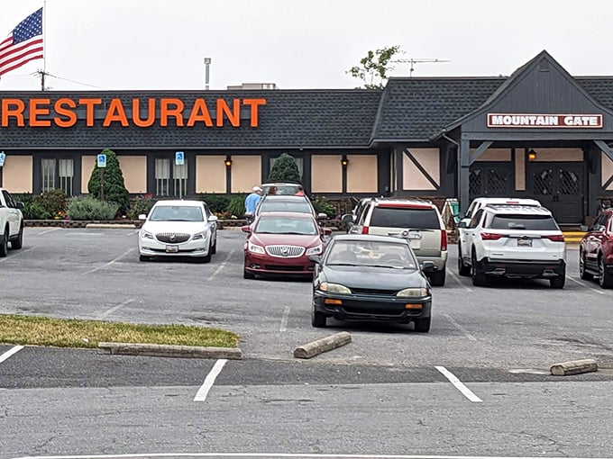 When a parking lot stays this full, you know the locals have discovered something truly special inside.