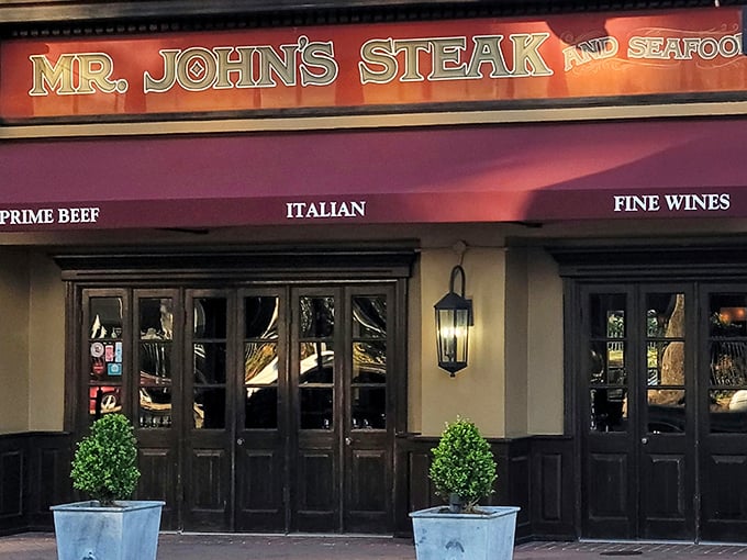 When the signage promises prime beef and Italian flair, you know you're in for something special tonight.