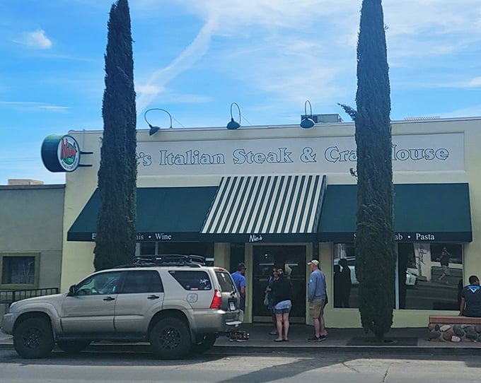 Nic's Italian Steak & Crab House: That striped awning isn't just for show&mdash;it's practically waving you in for a steak that would make Tony Soprano weep with joy.