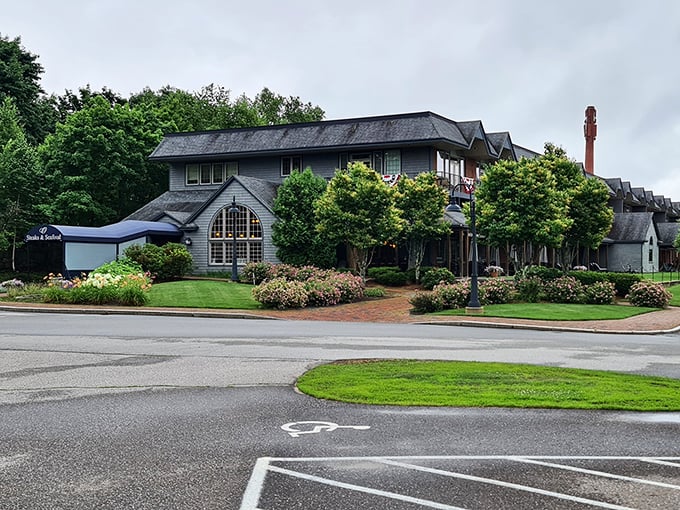 Nestled among lush greenery, this elegant steakhouse proves that sometimes the best meals hide in plain sight.