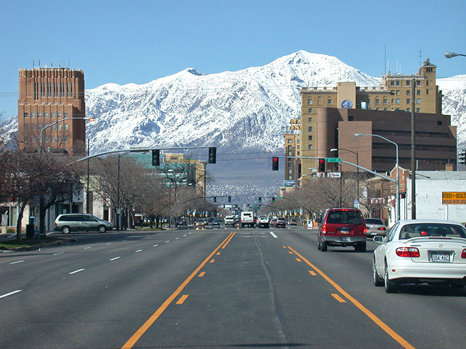 Ogden's stunning mountain backdrop makes even a simple drive downtown feel like you're in a postcard from paradise.
