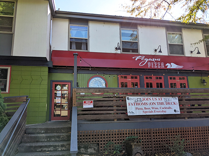 Sometimes the best neighborhood gems hide behind colorful facades and wooden fences like this Eugene treasure.