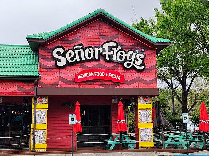 Not your abuela's Mexican restaurant&mdash;this vibrant exterior promises the kind of experience where memories are made and diets are temporarily forgotten.