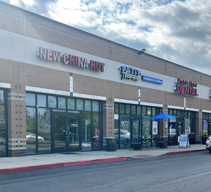 Nestled between everyday storefronts, Petit Three stands out like that one friend who always dresses better than everyone else.