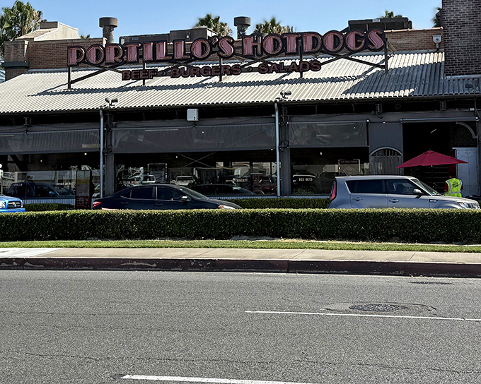 When a restaurant rocks this much vintage charm, you know the hot dogs inside are worth the trip.