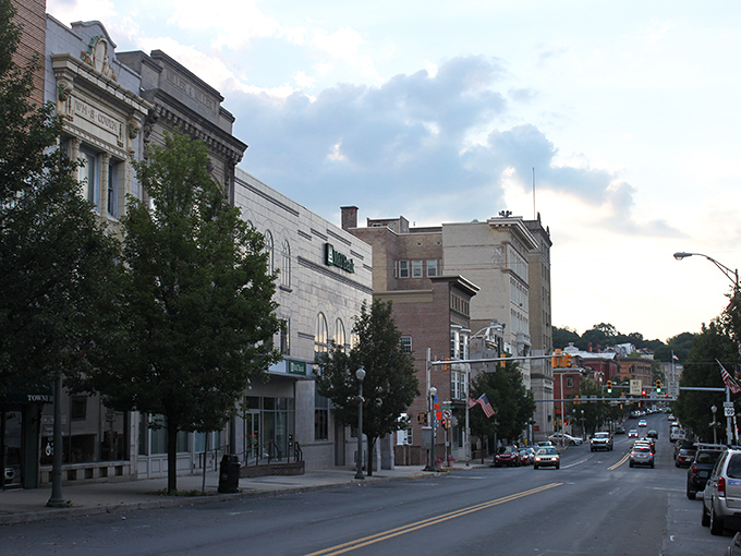 These charming storefronts in Pottsville whisper stories of generations past while offering modern comforts at prices that won't make your wallet weep.