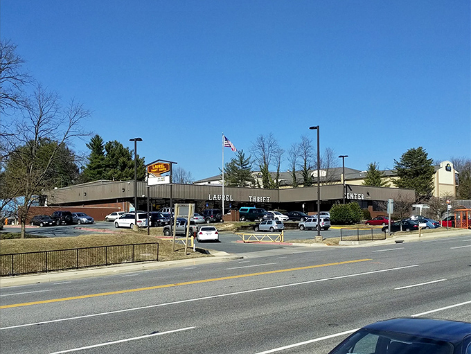 Like a beacon for budget-conscious shoppers, this Laurel location draws crowds seeking secondhand gold in everyday packages.