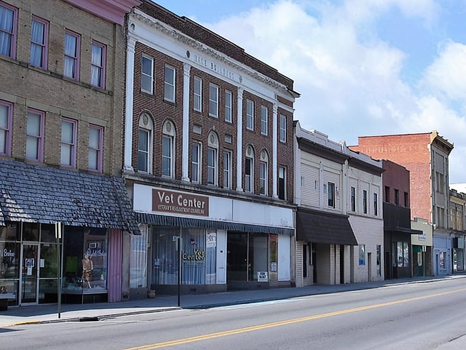 These historic storefronts have weathered decades like old friends, still standing strong and welcoming.