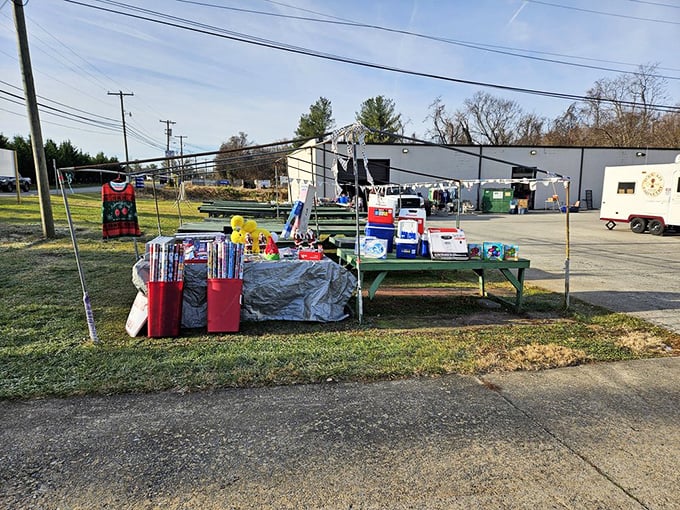 The outdoor hunt begins where bargain seekers gather like modern-day prospectors seeking golden deals.