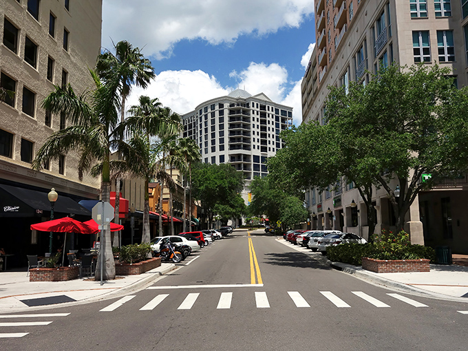 Tree-lined streets and historic buildings make downtown Sarasota feel like a small town with big-city amenities.