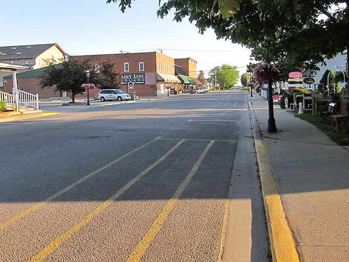 Small-town charm meets timeless tradition where horse-drawn buggies still rule the roads every single day.