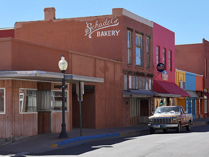 Schade's Bakery stands as a brick-and-mortar testament to Silver City's charm, where morning pastries come with a side of local gossip.
