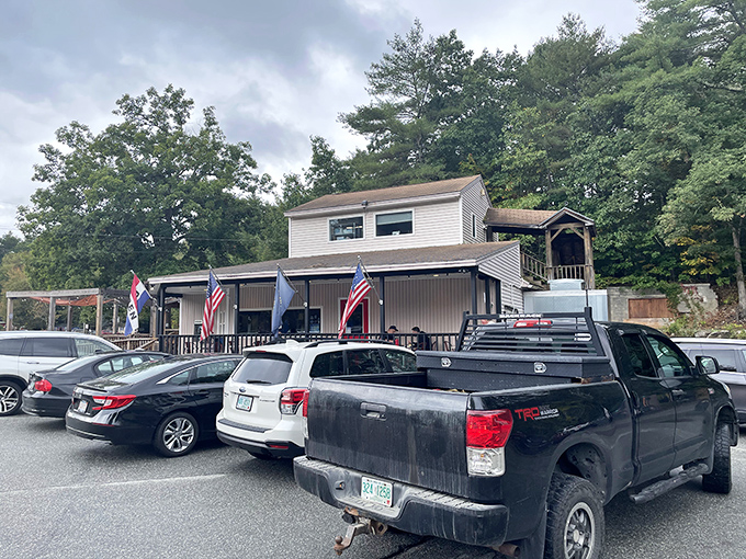 Smokehaus's parking lot tells the real story - when locals line up their trucks for BBQ, you know you've found the good stuff.
