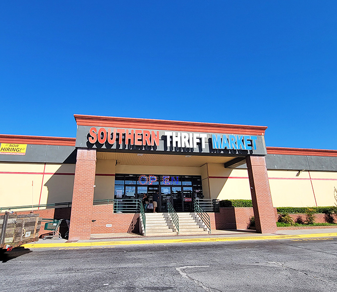 This brick-and-mortar palace of secondhand dreams stretches wider than your childhood Christmas wish list.