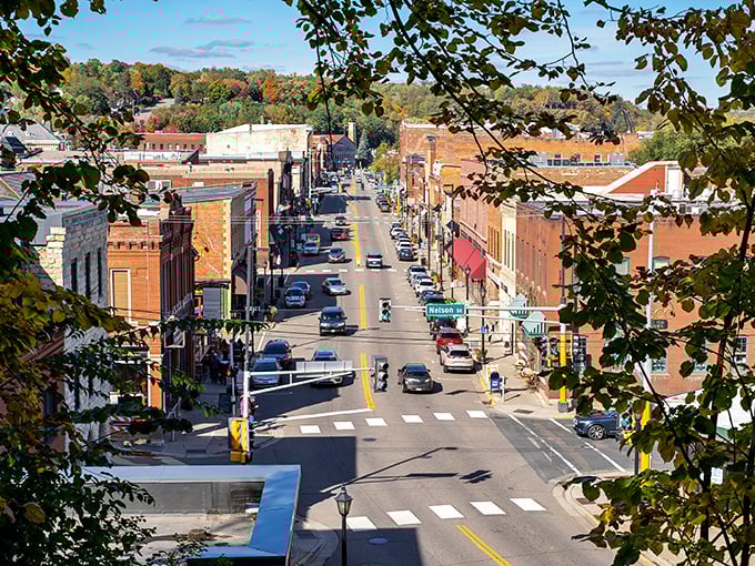 Those brick buildings have watched generations pass by, and they're still standing strong and beautiful today.