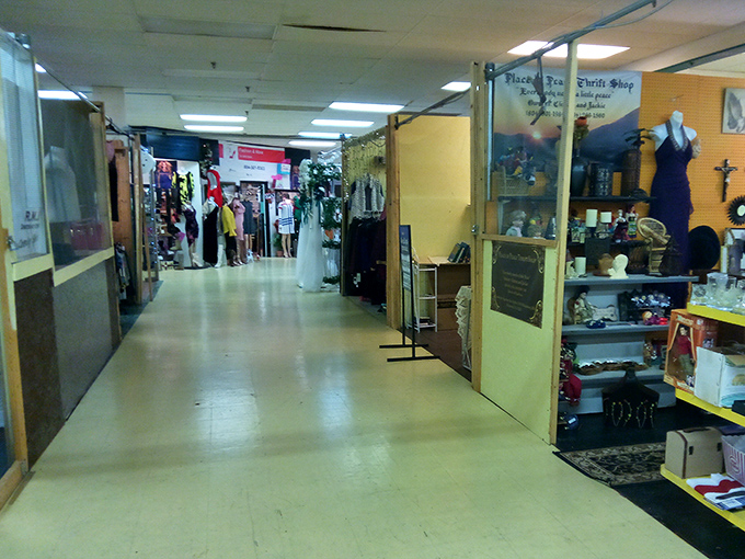 Long corridors lined with vendor booths create an indoor treasure hunt that rivals any shopping mall.