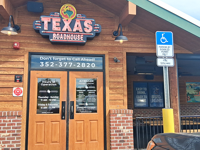 When the parking lot's this full, you know the locals have discovered something special worth waiting for.