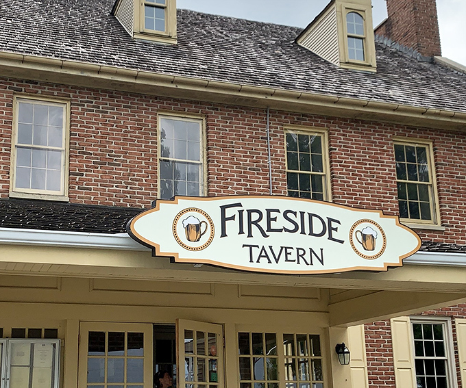The tavern's sign promises two things Pennsylvania does exceptionally well: hearty food and good company. Like a beacon for hungry travelers in Amish Country.