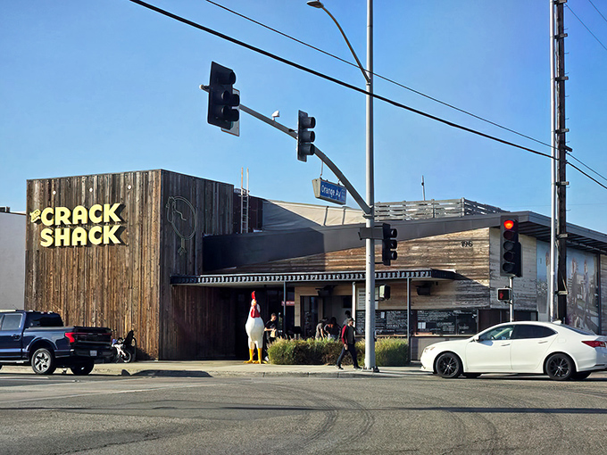 That giant chicken statue isn't just for show &ndash; it's guarding some of Costa Mesa's most crave-worthy fried chicken.