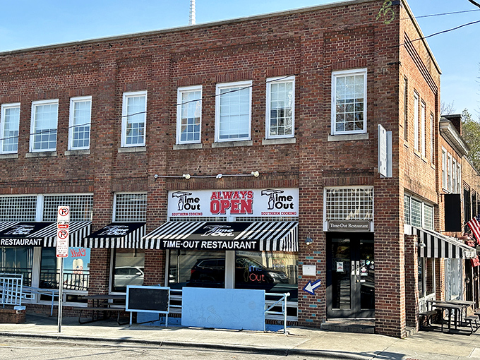 "Always Open" isn't just a sign, it's a promise. Time-Out's Southern cooking has been saving late-night cravings for decades.